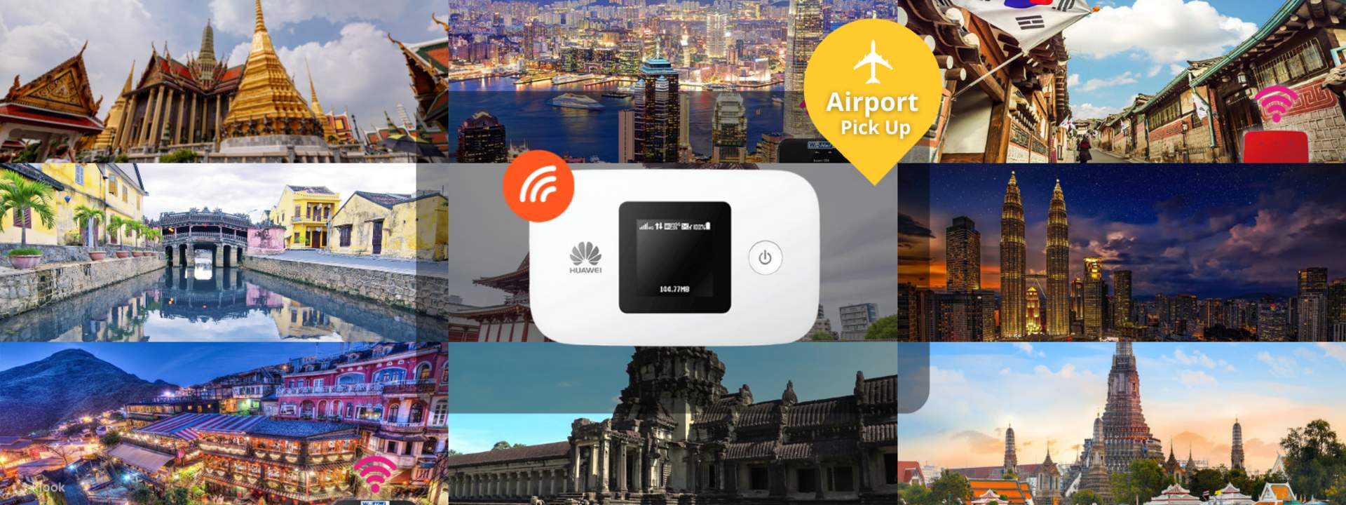 Portable 4G Wifi Rental (Pick Up BKK Airport) for Multicountries ...